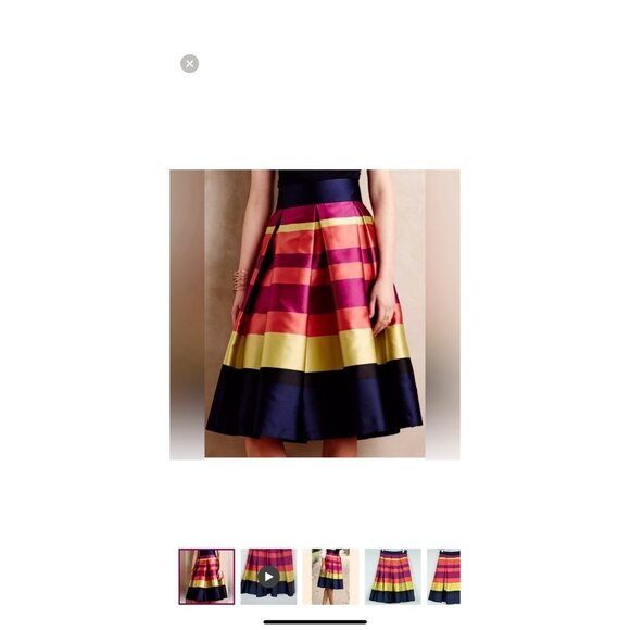 Moulinette Soeurs | Skirts | Anthropologie Moulinette Soeurs Satin Fit ...